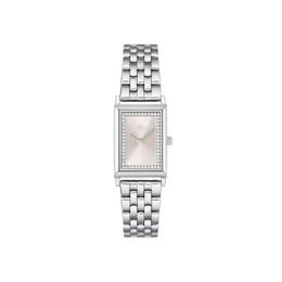 Lacoste Damen Quarzuhr &raquo;CATHERINE&laquo; Armbanduhr, Damenuhr, Edelstahlarmband, analog, Glassteine