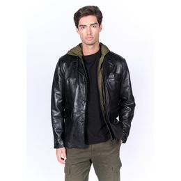 Freaky Nation Herren Lederjacke &raquo;Blackjack-FN&laquo; L(48) Trachtenmode