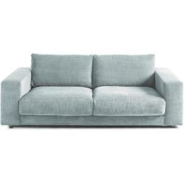 3C Candy 2-Sitzer &raquo;Enisa softig und legeres Big-Sofa, bequem und komfortabel&laquo; Zeitloses und stylisches Loungem&ouml;bel, in Breitcord blau 88% Polyester, 