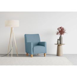 Sit & More sit&more Sessel &raquo;Bosse&laquo; mit Federkern blau