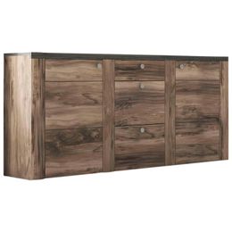 OTTO home Sideboard &raquo;Larona, zeitlose Kommode mit 2 T&uuml;ren, 3 Schubk&auml;sten, T&uuml;rkommode,&laquo; H&ouml;he 84 cm, viel Stauraum, Anrichte mit dekorativer Rahmenoptik