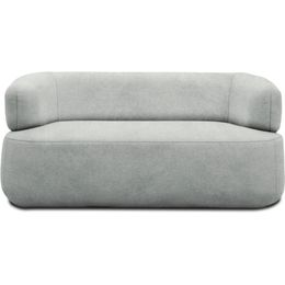 DOMO collection 2-Sitzer &raquo;800012 Designsofa, komfortabel und elegant, organische Formensprache&laquo; Formsch&ouml;ner 2-Sitzer grau 95% Polyester, 5% Nylon