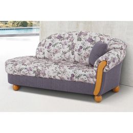 Home Affaire Ottomane &raquo;Milano, bequemes solit&auml;r Sofa im Landhaus-Stil, B/T/H 181/79/83cm&laquo; lila Chenille (70% Polyacryl, 30% Polyester);Chenille (70% 