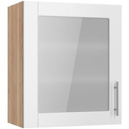 KOCHSTATION Glash&auml;ngeschrank &raquo;KS-Ahus&laquo; Breite 60 cm braun