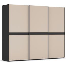 Rauch Schwebet&uuml;renschrank &raquo;Kleiderschrank Schrank Garderobe Schlafzimmerschrank SCALE-LINE&laquo; edle Optik mit Bauchbinde in Korpusfarbe mit Glasfront 
