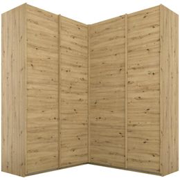 Rauch Schwebet&uuml;renschrank &raquo;Schrank Garderobe Eckkleiderschrank QUADRA Front in Dekor/Hochglanz&laquo; in den H&ouml;hen 210/229 cm, inkl. Soft-Close-Funktion, 