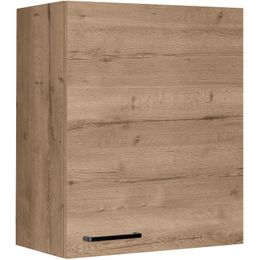 Nobilia H&auml;ngeschrank &raquo;"Structura", Ausrichtung w&auml;hlbar, vormontiert,&laquo; in drei Breiten: 30, 45 und 60 cm, mit Soft-Close-Funktion braun