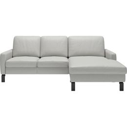 Home Affaire Ecksofa &raquo;Lecce, L-Form, Federkernpolsterung, Breite 224 cm&laquo; inkl. saugroboterfreundliche H&ouml;he & schmale Armlehnen 100% Polyester