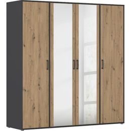Rauch Dreht&uuml;renschrank &raquo;Kleiderschrank Schrank Garderobe W&auml;scheschrank VOYAGER&laquo; in 3 verschiedenen Ausstattungen BASIC/CLASSIC/PREMIUM, mit modernen 