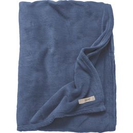 Esprit Wohndecke &raquo;Mellows&laquo; in modernen Farben, Kuscheldecke blau Polyester