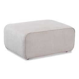 Home Affaire Polsterhocker &raquo;Noord 92/66 cm&laquo; mit Kedernaht, sch&ouml;ne Serienerg&auml;nzung beige 94%PER, 6% NYL