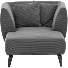 Home Affaire Loveseat &raquo;Colori&laquo; grau 100% Polyester