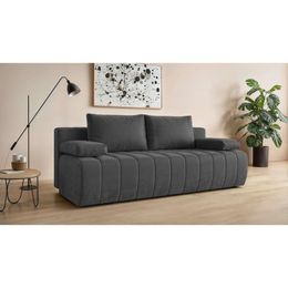Home Affaire 3-Sitzer &raquo;LOVENDY Schlafsofa mit Bettkasten, Breite 195cm, Liegefl&auml;che 145x195cm&laquo; mit R&uuml;ckenkissen und Armlehnenkissen, belastbar bis 330