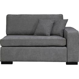 Home Affaire Sofaelement &raquo;Skara XXL&laquo; Modul XXL - zum eigenen Zusammenstellen, Armlehne links/rechts w&auml;hlbar grau 100% Polyester