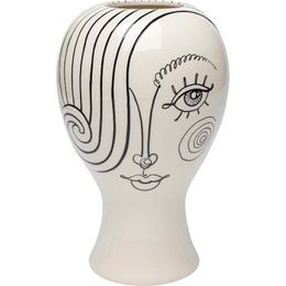 KARE Tischvase &raquo;Vase Favola Lady 30cm&laquo; schwarz Dolomit