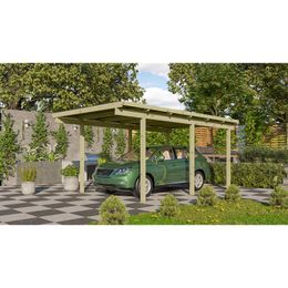 Karibu Einzelcarport &raquo;&raquo;ECO 1&laquo; Variante A, kesseldruckimpr&auml;gniert&laquo; Massivholz 250 cm KDI aus Masivholz
