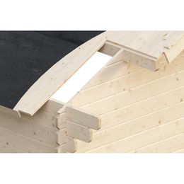 Skan Holz Gartenhaus &raquo;Porto 2&laquo; beige Holzwerkstoff