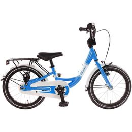 Bachtenkirch Kinderfahrrad &raquo;16" Baxi - blau&laquo; 1 Gang ohne Schaltung Packung, Alu Kinderfahrrad mit Vollausstattung, erh&auml;ltlich in 14/16/18 Zoll blau Kinderfahrrad