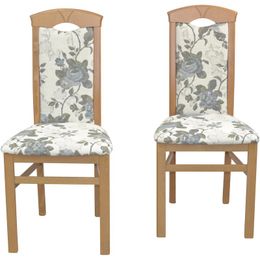 HOFMANN LIVING AND MORE Esszimmerstuhl (Set) 2 Stk. beige Polyester