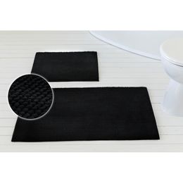 OTTO home Badematte &raquo;Kaelan, weicher Chenille&laquo; H&ouml;he 14 mm rutschhemmend beschichtet fu&szlig;bodenheizungsgeeignet Badvorleger, Badteppich weiches Chenille,
