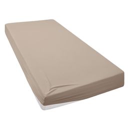 OTTO home Bettlaken &raquo;Desner&laquo; Mikrofaser, f&uuml;r Matratzen bis 20cm H&ouml;he, 100% Polyester, Bettlaken beige Microfaser, Obermaterial: 100% Polyester