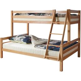 Ticaa Etagenbett &raquo;Maxim&laquo; mit Rollrost, Buche beige