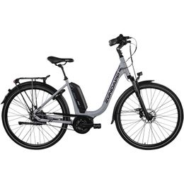 Z&uuml;ndapp Z&uuml;ndapp Unisex &raquo;X300&laquo; 7 Gang Shimano Nexus Schaltwerk Nabenschaltung Mittelmotor 250 W Pedelec, Elektrofahrrad f&uuml;r Damen u. Herren silber