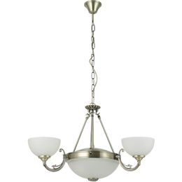Eglo H&auml;ngeleuchte &raquo;SAVOY Pendellampe - Metallguss - E14;E27 - 3X40W;2X60W - IP20&laquo; E14 E27 1 Stk. H&auml;ngelampe, Deckenlampe, Wohnzimmer, Esszimmer, H110 