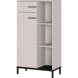 Germania Aktenschrank &raquo;GW-Rovigo mit offenem Regal & Schublade,&laquo; 1 Stk. tlg. spiegelverkehrt montierbar, H&ouml;he 120 cm, Made in Germany braun 