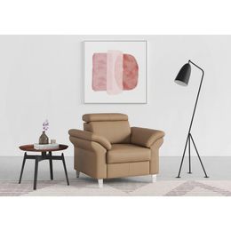 Sit & More sit&more Sessel &raquo;Arngast&laquo; inklusive Federkern und Kopfteilverstellung braun Luxus-Microfaser ALTARA NUBUCK (100% Polyester);Struktur (100% Polyester);