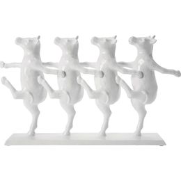KARE Dekofigur &raquo;Deko Figur Dancing Cows&laquo; wei&szlig; Polyresin