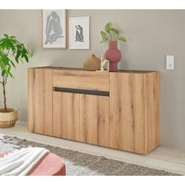 Home Affaire Sideboard &raquo;City/Giron&laquo; Breite ca. 170 cm beige FSC -zertifizierter Holzwerkstoff