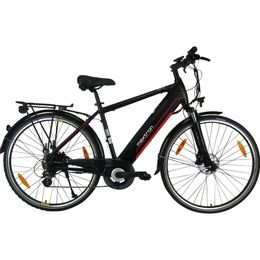 Maxtron Herren &raquo;MT 11&laquo; 8 Gang Shimano Altus Schaltwerk Kettenschaltung Heckmotor 250 W Pedelec, Elektrofahrrad f&uuml;r Herren schwarz