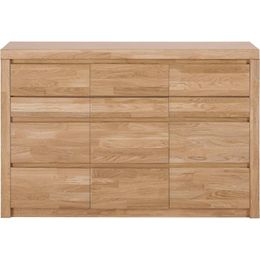 OTTO home Kommode &raquo;Silkeborg&laquo; Breite 130 cm braun Holz teilmassiv