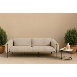 Home Affaire 3-Sitzer &raquo;Lumi&laquo; Outdoor Gartensofa, wetterfeste Materialien, Breite 228 cm beige 100% Olefin