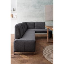 exxpo - sofa fashion Eckbank &raquo;Intenso, viele Bezugsstoffe Cord, Leder, Struktur 244/157 cm (B/T)&laquo; hohe Bodenfreiheit, frei im Raum stellbar, hoher 