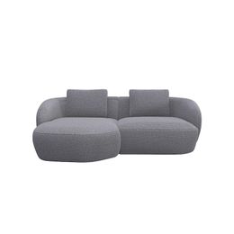 FLEXLUX Wohnlandschaft &raquo;Torino, rund, L-Form, Sofa-Ecke mit Recamiere, Longchair-Sofa&laquo; Modernes, organisches Sofa-Design, Kaltschaum, 