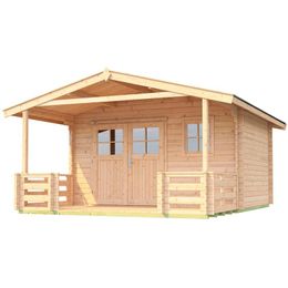 Weka Gartenhaus &raquo;111 B Gr.1, 28 mm, natur&laquo; beige Massivholz