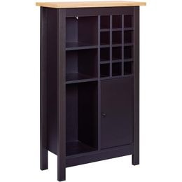 Inter Link Highboard &raquo;Helina&laquo; 1 Stk. tlg. Weinschrank, BxTxH: ca. 76,8 x 33 x 124,4 cm MDF, Spanplatte