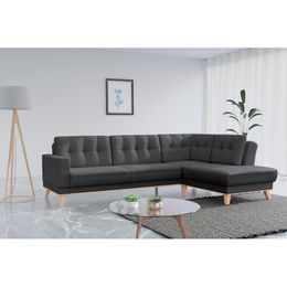 Sit & More sit&more Ecksofa &raquo;Lavida L-Form&laquo; wahlweise mit Kippfunktion und Bettkasten blau 100% PES