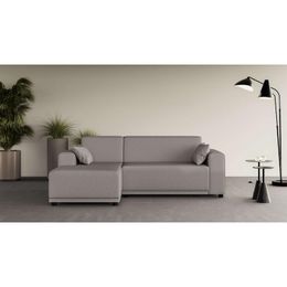 Home Affaire Ecksofa &raquo;TAMMO&laquo; L-Form grau 100% Polyester