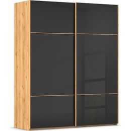 Rauch Schwebet&uuml;renschrank &raquo;Kleiderschrank Schrank Garderobe Schlafzimmerschrank SCALE-TRIO&laquo; edle dreigeteilte Front mit 2 Zierleisten Glasfront MADE 