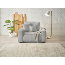 OTTO home Loveseat &raquo;FINNLEY, XXL-Sessel, Lesesessel, trendige Stoffe, inkl. Zierkissen&laquo; 1 Stk. tlg. verf&uuml;gbar in den Stoffqualit&auml;ten Boucl&eacute;, Struktur 