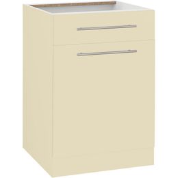 Wiho-K&uuml;chen wiho K&uuml;chen Unterschrank &raquo;Unna&laquo; 60 cm breit, ohne Arbeitsplatte beige