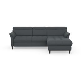 Sit & More sit&more Ecksofa &raquo;Marano L-Form&laquo; inklusive Kopfteilverstellung, wahlweise mit Bettfunktion, Bettkasten grau 100% Polyester