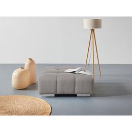 COTTA Hocker &raquo;Orion&laquo; grau 100% Polyester