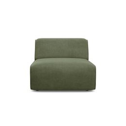 OTTO home Sessel &raquo;Merid Sofa-Mittel-Element, Breite: 84 cm&laquo; als Modul oder separat verwendbar, f&uuml;r individuelle Zusammenstellung gr&uuml;n Struktur fein (
