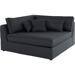 OTTO home Sofa-Eckelement &raquo;Enid&laquo; Teil eines Modulsofas, fester Sitzkomfort, auch in Breitcord grau Baumwollmix (60% Baumwolle/40% Leinen);Struktur 
