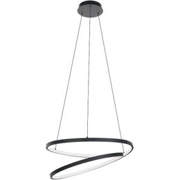 Eglo H&auml;ngeleuchte &raquo;RUOTALE Pendellampe, Alu, Stahl und Kunststoff, IP20, Wohnzimmerlampe&laquo; LED-Modul 1 Stk. Warmwei&szlig; H&auml;ngeleuchte, H150 x &Oslash;55 cm, 