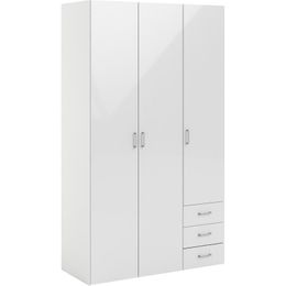 Inosign Kleiderschrank &raquo;Space Dreht&uuml;renschrank, Aufbewahrung Kasten Schrank Stauraum&laquo; Breite 78, 115,8 oder 154 cm, mit je 3 Schubk&auml;sten, innen 